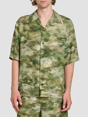 Amiri Ma Quad Camouflage Button-front Shirt