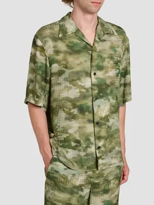 Amiri Ma Quad Camouflage Button-front Shirt