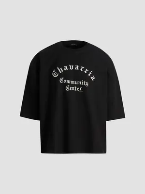 WILLY CHAVARRIA Chavarria Community Center Buffalo T-shirt - Black