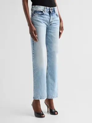 Ksubi Pinup Mid-rise Straight-leg Jeans