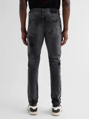 Ksubi Van Winkle Blakk Metal Paise Jeans