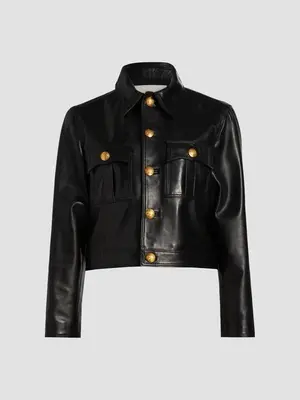 Blk Dnm Leather Jacket 74