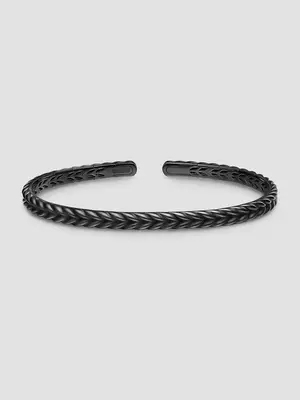David Yurman Chevron Flex Bracelet In Titanium, 5.2mm