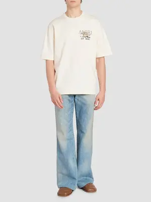 Amiri Hope & Dreams Logo Oversized T-shirt - Alabaster