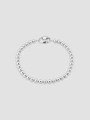 ORADINA Baller Bead Bracelet In Sterling - Silver