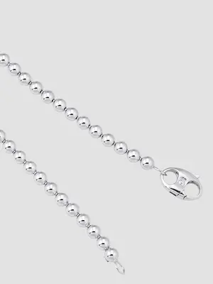 ORADINA Baller Bead Bracelet In Sterling
