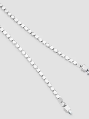 ORADINA Cube Link Bracelet In Sterling