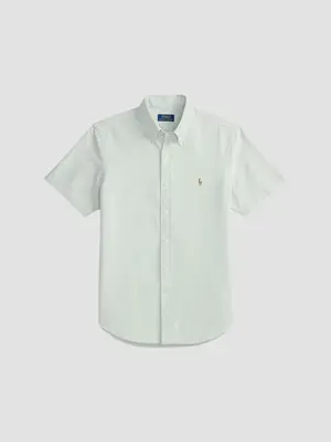 Polo Ralph Lauren Short-sleeve Oxford Shirt - Faded Mint