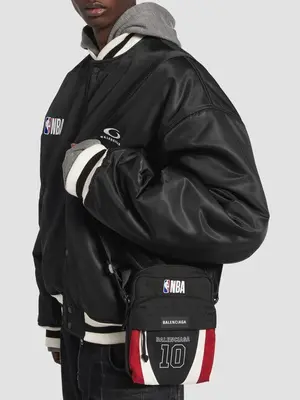 Balenciaga X Nba Collaboration Explorer Crossbody Pouch