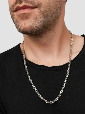 ORADINA Captain Link Chain In Sterling