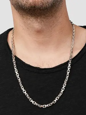 ORADINA Captain Link Chain In Sterling