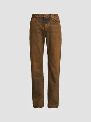 Blk Dnm Relaxed Straight Jeans - Desert