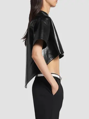 Balenciaga Train Cropped T-shirt