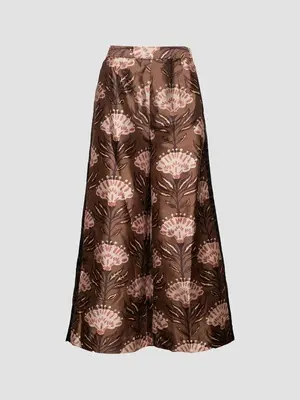 FRANCES VALENTINE Heirloom Floral Palazzo Pants