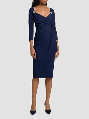 Chiara Boni La Petite Robe Litsa Ruched Cocktail Dress