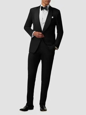 Ralph Lauren Purple Label Gregory Barathea Wool Shawl-lapel Tuxedo