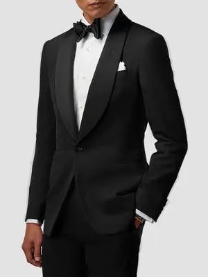 Ralph Lauren Purple Label Gregory Barathea Wool Shawl-lapel Tuxedo