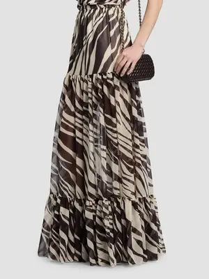 Chiara Boni La Petite Robe Usmania Printed Maxi Skirt