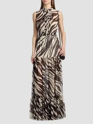 Chiara Boni La Petite Robe Usmania Printed Maxi Skirt