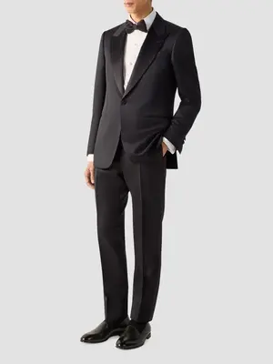 Zegna Trofeo 120mila Wool And Mohair Evening Suit - Black