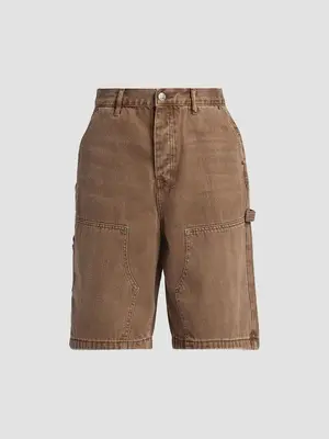 Ksubi Maxx Operator Wide-leg Carpenter Jean Shorts