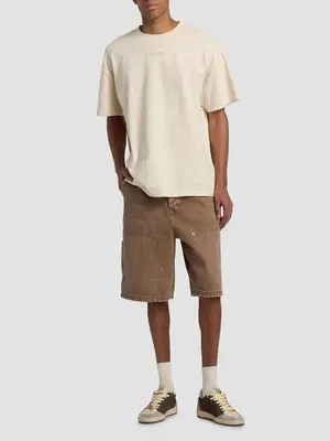 Ksubi Maxx Operator Wide-leg Carpenter Jean Shorts