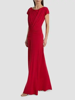 Chiara Boni La Petite Robe Nusia Draped Gown