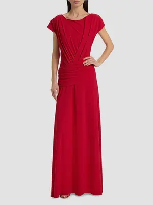 Chiara Boni La Petite Robe Nusia Draped Gown