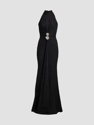 Chiara Boni La Petite Robe Nitsa Gathered Jersey Gown