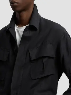 Ralph Lauren Purple Label Silk-linen Field Jacket