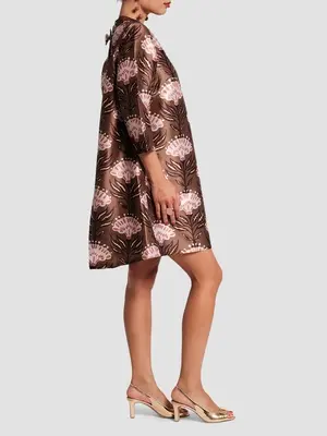 FRANCES VALENTINE Diplomat Floral Mini Dress