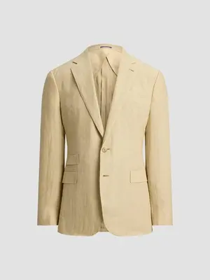 Ralph Lauren Purple Label Kent Linen Sport Coat - Sand