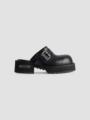 Balenciaga Venom Mules - Black