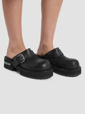 Balenciaga Venom Mules - Black