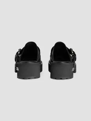 Balenciaga Venom Mules - Black