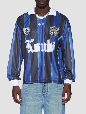 Ksubi Future Memory Offside Striped Mesh Long-sleeve T-shirt - Assorted