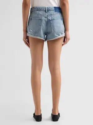 Ksubi Venice Distressed Low-rise Slouch Shorts