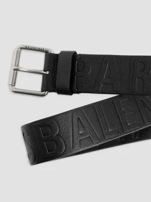 Balenciaga Debossed Logo Belt