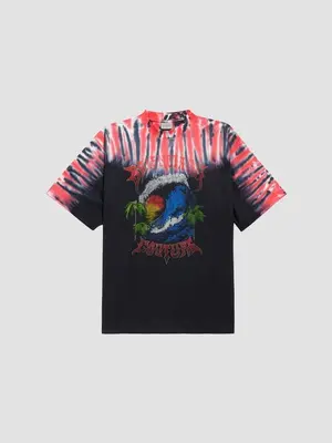 Balenciaga Extreme Tie Dye Fit T-shirt - Multicolored