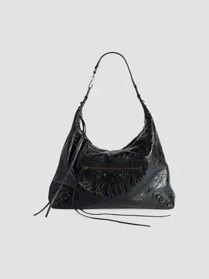 Balenciaga Le City Hobo Bag - Black