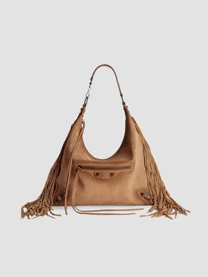 Balenciaga Le City Hobo Bag - Camel