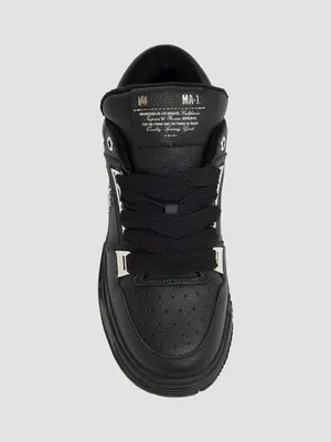 Amiri Metallic Ma-1 Leather Low-top Sneakers