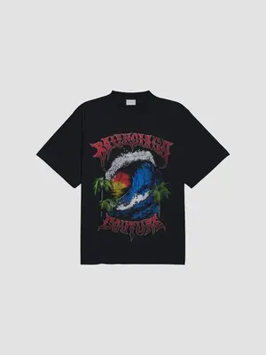 Balenciaga Vintage Surfer Oversized T-shirt - Black