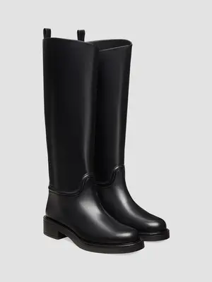 STUART WEITZMAN Celia 40mm Leather Riding Boots
