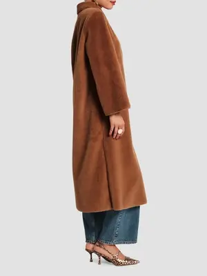 FRANCES VALENTINE Paulette Faux Fur Long Coat