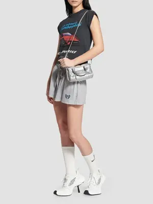 Balenciaga Le City Nano Top Handle Bag - Silver