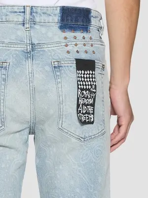 Ksubi Van Winkle Krystal Paise Skinny Jeans