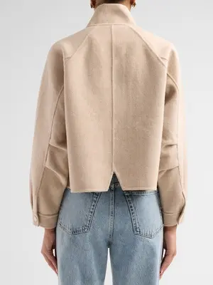 Elie Tahari The Eden Wool-blend Jacket - Oat