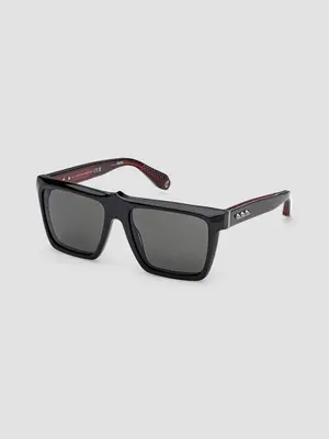 CHRISTIAN LOUBOUTIN 56mm Square Sunglasses - Black
