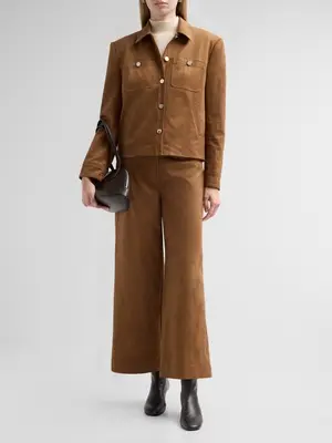 TOCCIN Blaire Faux Suede Weekend Pants